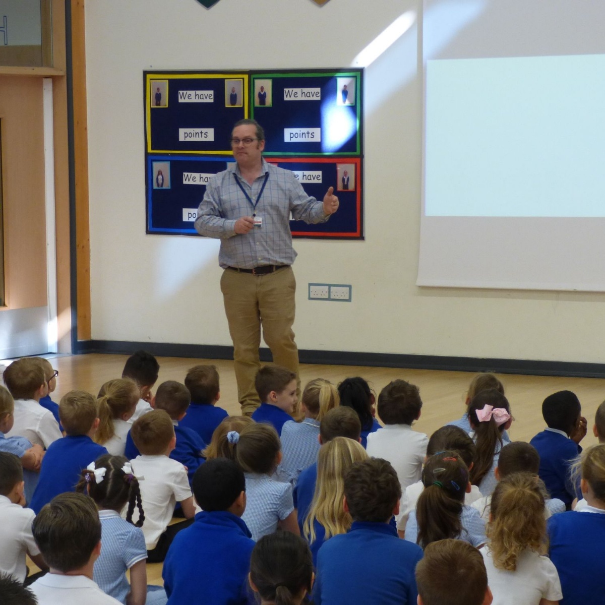 Roebuck Academy - Dreamcatcher asssembly with Matthew Kennedy