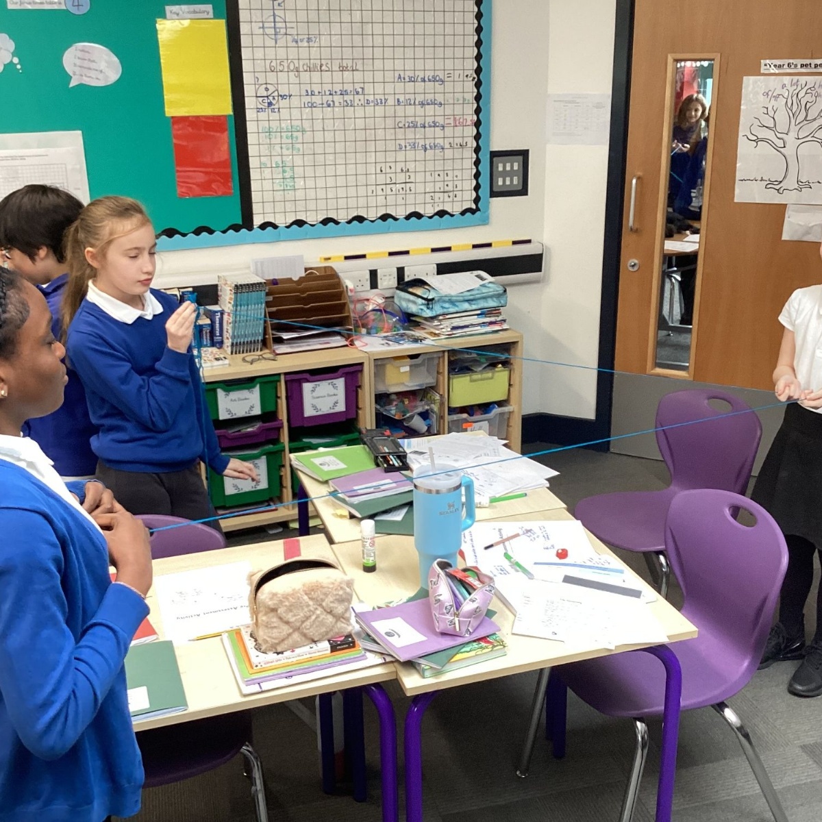 Roebuck Academy - Death masks in Year 6.
